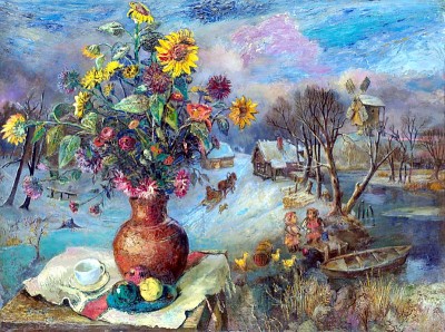 Winter Still Life jigsaw puzzle in Piece of Art puzzles on ...