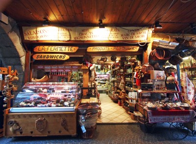 Storefront in Annecy, France jigsaw puzzle in Puzzle of the Day puzzles ...
