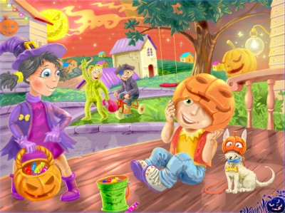 Happy Halloween! jigsaw puzzle in Puzzle of the Day puzzles on ...