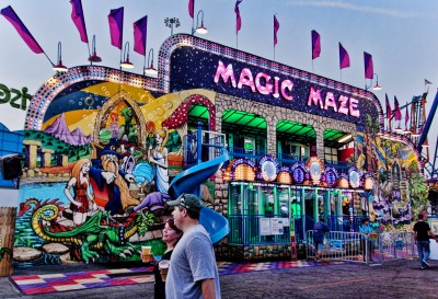 Magic Maze, State Fair of Oklahoma jigsaw puzzle in Puzzle of the Day ...