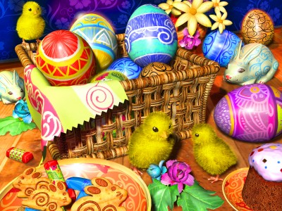 Easter Eggs jigsaw puzzle in Kids Puzzles puzzles on TheJigsawPuzzles ...