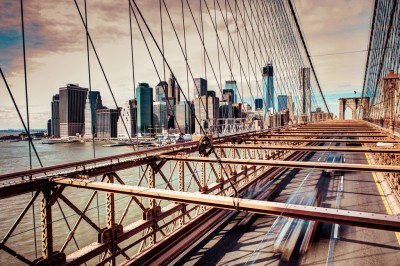 NYC from Brooklyn Bridge jigsaw puzzle in Bridges puzzles on ...