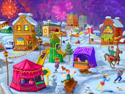 Merry Christmas! jigsaw puzzle in Puzzle of the Day puzzles on ...