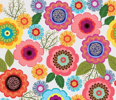 Flower Pattern jigsaw puzzle in Flowers puzzles on TheJigsawPuzzles.com ...