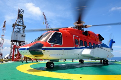 Helicopter on the Oil Rig Platform jigsaw puzzle in Aviation puzzles on ...