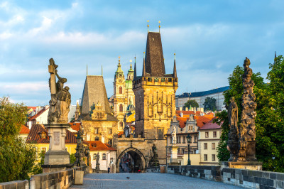 Charles Bridge, Prague, Czech Republic jigsaw puzzle in Bridges puzzles ...