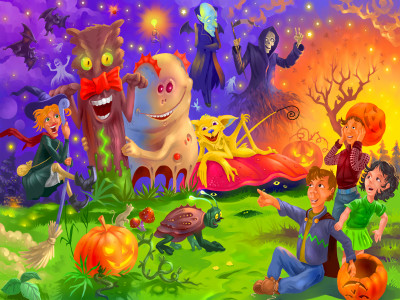 Happy Halloween! jigsaw puzzle in Puzzle of the Day puzzles on ...