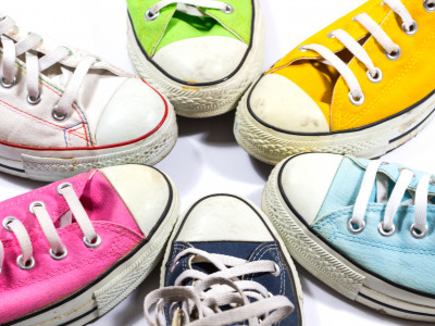 Vintage Colorful Shoes jigsaw puzzle in Macro puzzles on ...