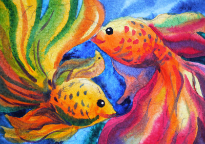 Goldfish Couple jigsaw puzzle in Under the Sea puzzles on ...