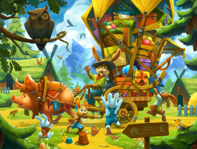 Happy Easter! jigsaw puzzle in Puzzle of the Day puzzles on ...