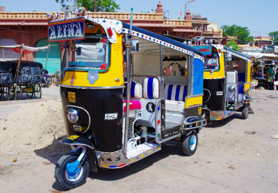 Auto Rickshaws in Jodhpur, India jigsaw puzzle in Cars & Bikes puzzles ...