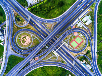 Bangkok Road Junction, Thailand jigsaw puzzle in Puzzle of the Day ...