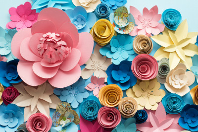 Colorful Paper Flowers jigsaw puzzle in Flowers puzzles on ...