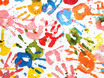 Kids Handprints jigsaw puzzle in Puzzle of the Day puzzles on ...