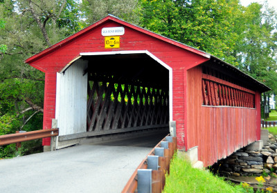 Silk Covered Bridge, Vermont jigsaw puzzle in Bridges puzzles on ...