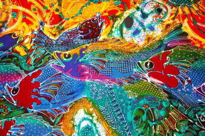 Balinese Batiks, Indonesia jigsaw puzzle in Handmade puzzles on ...