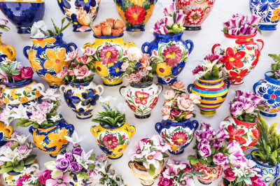 Ceramic Vases, Mijas, Spain jigsaw puzzle in Handmade puzzles on ...
