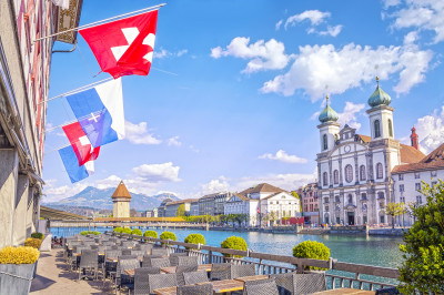 Historic City Center of Lucerne, Switzerland jigsaw puzzle in Puzzle of ...