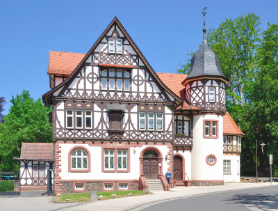 Historic Post Office of Bad Liebenstein, Germany jigsaw puzzle in ...