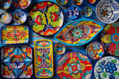 Mexican Pottery jigsaw puzzle in Handmade puzzles on TheJigsawPuzzles.com
