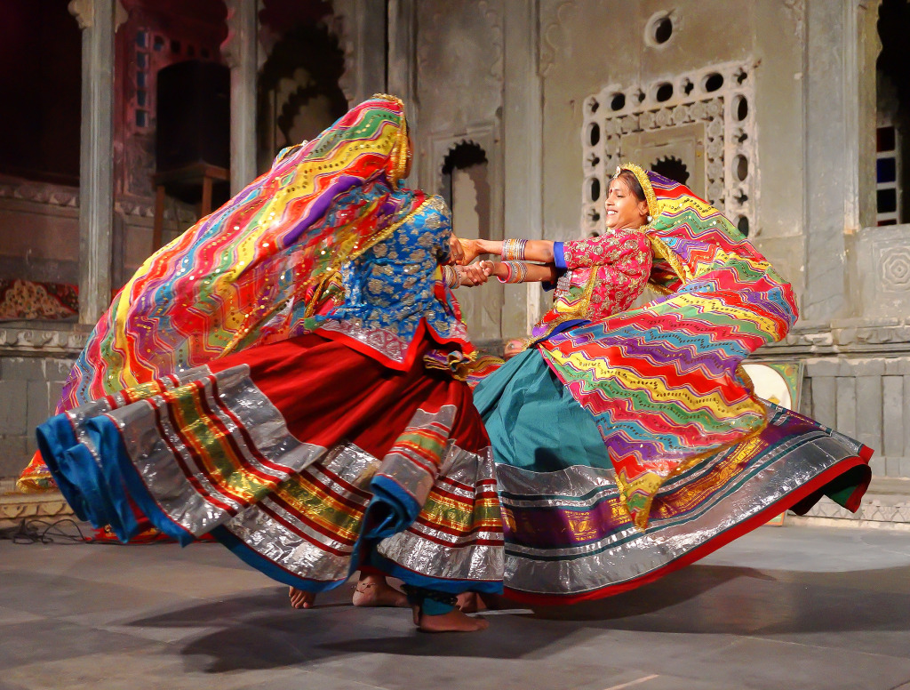 Young Dancers In Udaipur India Jigsaw Puzzle In Puzzle Of The Day