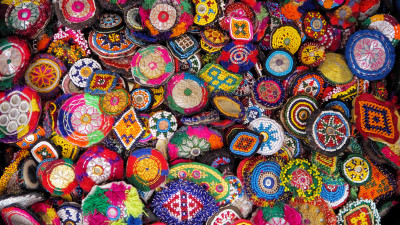 Beaded Decorations jigsaw puzzle in Handmade puzzles on ...