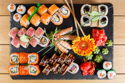 Sushi Set jigsaw puzzle in Food & Bakery puzzles on TheJigsawPuzzles ...
