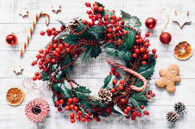 Christmas Wreath jigsaw puzzle in Christmas & New Year puzzles on ...