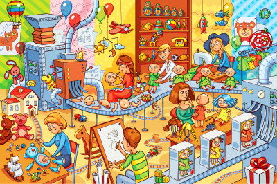 At the Toy Factory jigsaw puzzle in Kids Puzzles puzzles on ...