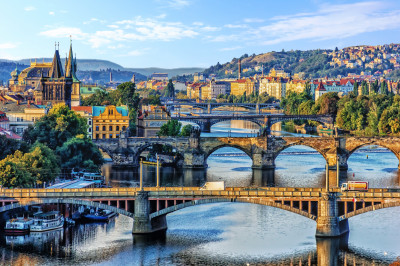 Bridges of Prague, Czech Republic jigsaw puzzle in Bridges puzzles on ...