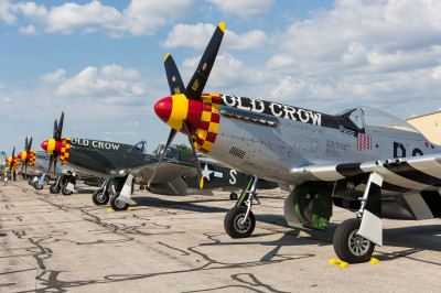P-51 Mustang, Thunder Over Michigan Airshow jigsaw puzzle in Aviation ...