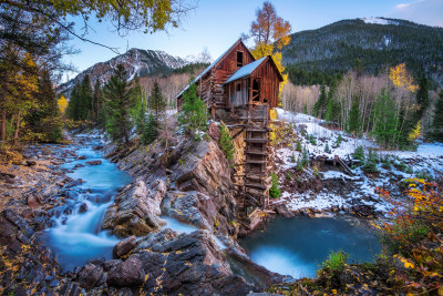 Crystal Mill, Colorado jigsaw puzzle in Waterfalls puzzles on ...