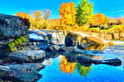 Park River Scenery jigsaw puzzle in Waterfalls puzzles on ...