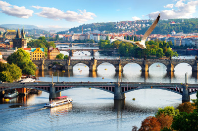 Bridges in Prague, Czech Republic jigsaw puzzle in Bridges puzzles on ...