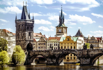 Charles Bridge, Prague, Czech Republic jigsaw puzzle in Bridges puzzles ...