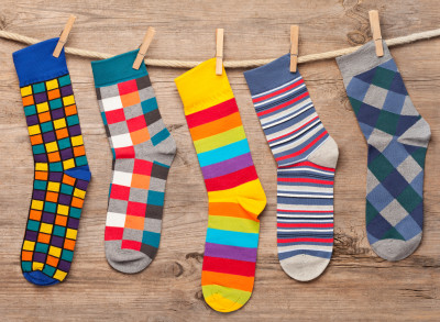 Multicolored Socks jigsaw puzzle in Macro puzzles on TheJigsawPuzzles.com