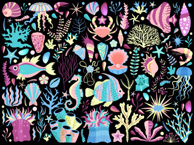 Underwater Flora and Fauna jigsaw puzzle in Under the Sea puzzles on ...