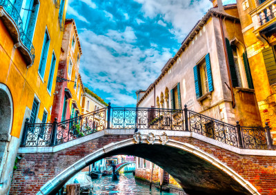 Old Bridge in Venice jigsaw puzzle in Bridges puzzles on ...