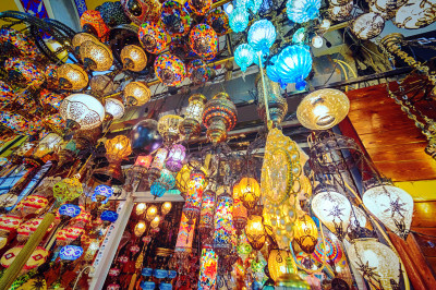 Istanbul Grand Bazaar, Turkey jigsaw puzzle in Handmade puzzles on ...