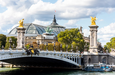Alexander III Bridge and the Grand Palace, Paris jigsaw puzzle in ...