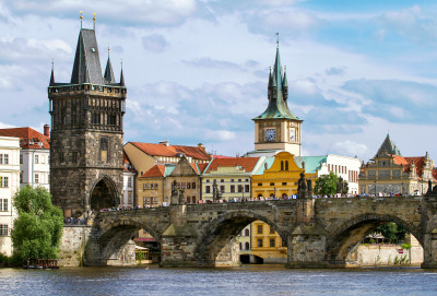 Charles Bridge in Prague, Czech Republic jigsaw puzzle in Bridges ...