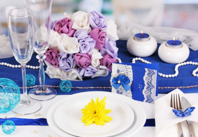 Wedding Table Setting jigsaw puzzle in Flowers puzzles on ...