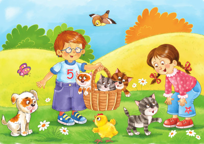 Funny Farm jigsaw puzzle in Kids Puzzles puzzles on TheJigsawPuzzles.com