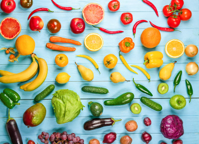 Fruit and Vegetables Rainbow jigsaw puzzle in Puzzle of the Day puzzles ...