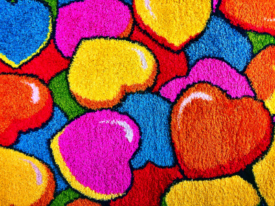 Heart Pattern Carpet jigsaw puzzle in Macro puzzles on TheJigsawPuzzles.com