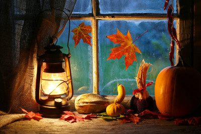 Cozy Atmosphere with Lantern at Home jigsaw puzzle in Halloween puzzles ...
