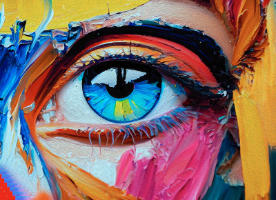 Portrait en gros plan d’une femme Puzzle en Macrophotographie puzzles ...