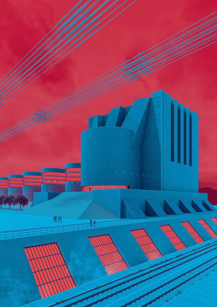 Science Fiction Architecture Sketch jigsaw puzzle in dookie burglar ...