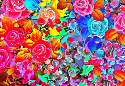 Abstract Floral Background jigsaw puzzle in Flowers puzzles on ...