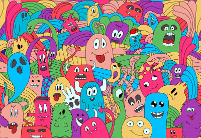 Doodle Monsters jigsaw puzzle in Kids Puzzles puzzles on ...